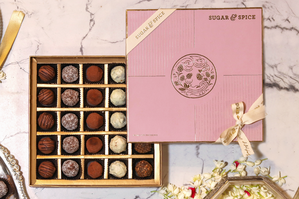 Peony Belgian Truffle Chocolates 🟢 – Sugar & Spice