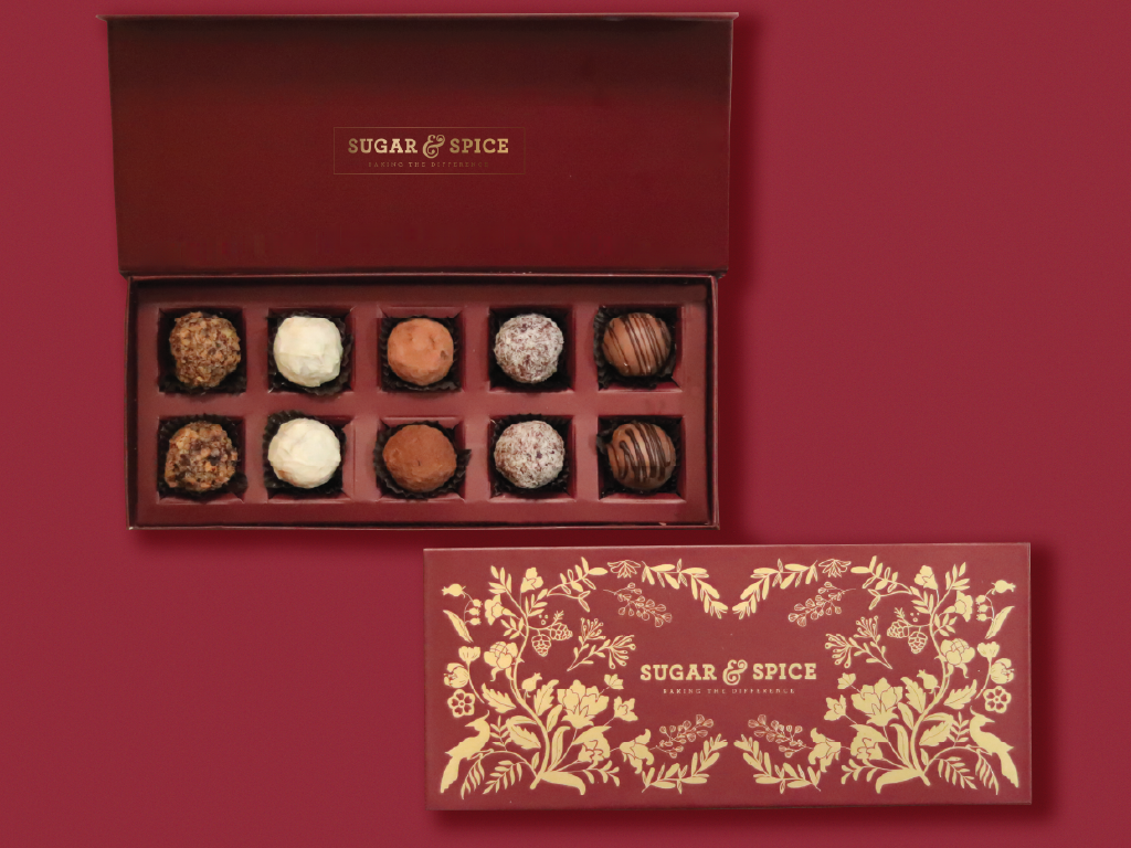 Buy Ruby Rose Belgian Chocolate Box – Sugar & Spice